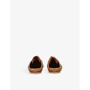 Dries Van Noten Dustin Suede Mules - Tan