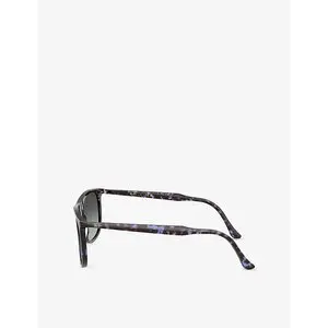 Ray-ban Rectangle-frame Acetate Sunglasses