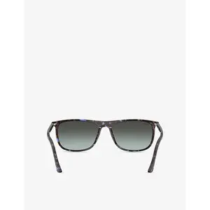 Ray-ban Rectangle-frame Acetate Sunglasses