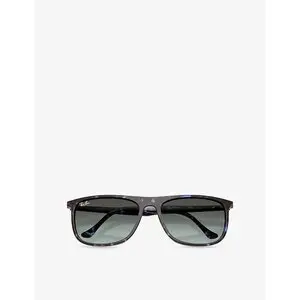 Ray-ban Rectangle-frame Acetate Sunglasses