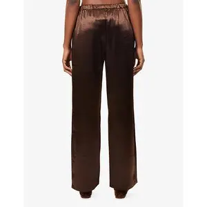 4TH & RECKLESS Wide-leg Satin Trousers