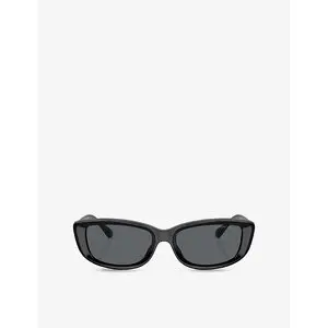 Michael Kors Rectangle Acetate Sunglasses - Black