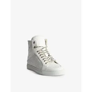 Zadig&Voltaire High Flash High-top Leather Trainers