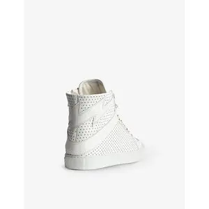 Zadig&Voltaire High Flash High-top Leather Trainers
