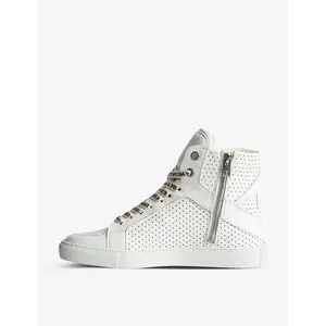 Zadig&Voltaire High Flash High-top Leather Trainers