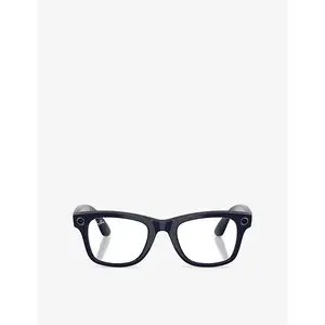 RAY-BAN META Ai Square Frame Glasses - Blue