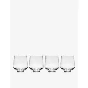 SERAX X Marni Midnight Flowers Dark Viola Glasses Set Of Four - Transparent