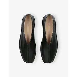 LEMAIRE Flat Piped Leather Slippers