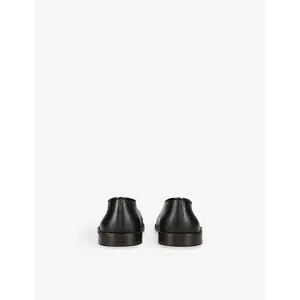 LEMAIRE Flat Piped Leather Slippers