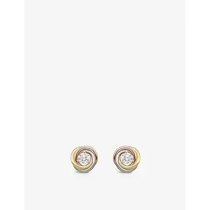 Cartier Trinity Diamond Earrings - Multicolour