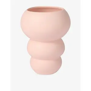 THE CONRAN SHOP Stacked Spheres Earthenware Vase 18.5cm - Plaster
