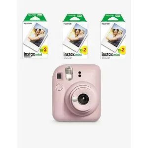FUJIFILM Instax Mini 12 Film Bundle - Pink