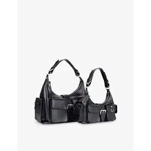 The Kooples Amelia Leather Shoulder Bag - Brown