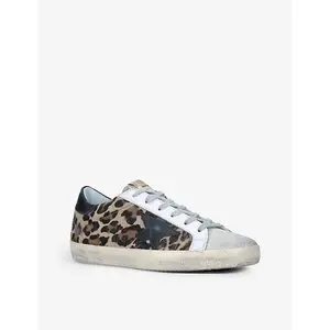 GOLDEN GOOSE Superstar Leopard Print Low-top Trainers