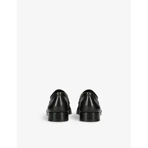 THE ROW Gathered Leather Loafers