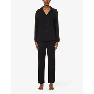 THE NAP CO Relaxed-fit Patch-pocket Stretch-jersey Pyjama Set