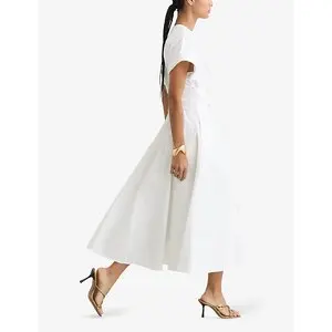 REISS Sally Short-sleeve Midi Dress