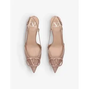 Valentino Garavani Vlogo Slingback Courts - Blush