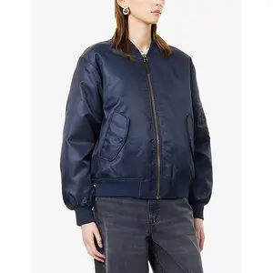 ANINE BING Leon Woven-shell Bomber Jacket
