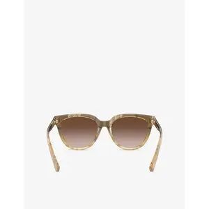 Burberry Be4469 Round Frame Acetate Sunglasses