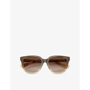 Burberry Be4469 Round Frame Acetate Sunglasses
