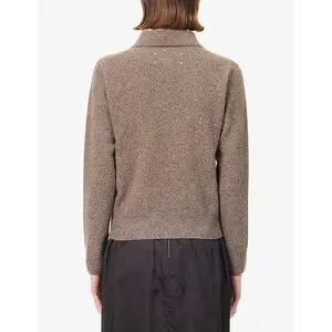 MAISON MARGIELA Four-stitch Knitted Wool Polo Jumper