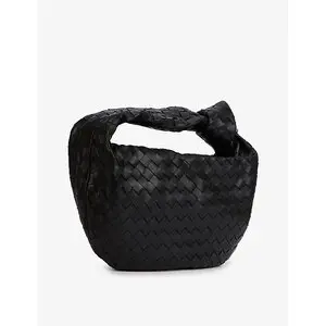 Bottega Veneta Jodie Small Leather Hobo Bag - Black-gold
