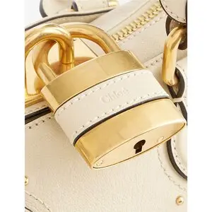 Chloé Small Leather Top-handle Bag - Cloudy Cream