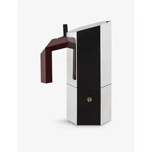 ALESSI Menhir Espresso 6-cup Maker Stainless-steel Coffee Maker - Silver