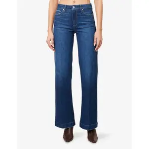 Paige Leenah Wide-leg Stretch-denim Jeans