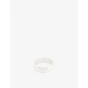 SERGE DENIMES Sterling Engraved Symbol Ring