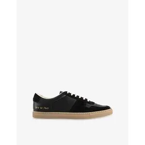 COMMON PROJECTS Bball Slim Gum Sole Leather Trainers - Black