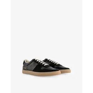COMMON PROJECTS Bball Slim Gum Sole Leather Trainers - Black