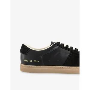 COMMON PROJECTS Bball Slim Gum Sole Leather Trainers - Black
