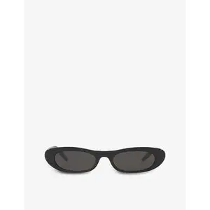 Saint Laurent Sl557 Rectangular Sunglasses - Black