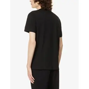 Paul Smith Zebra-embroidered Crewneck Cotton T-shirt - Black