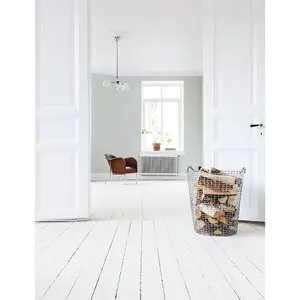 KORBO Classic Woven Metal Storage Basket 52cm