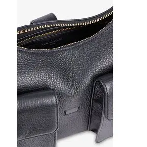 The Kooples Amelia Multi-pocket Leather Shoulder Bag - Black