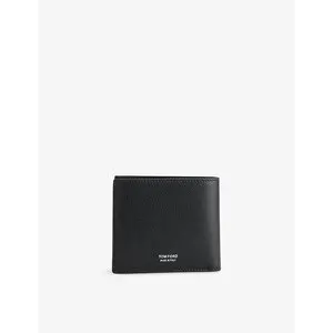 TOM FORD Bi-fold Grained Leather Wallet - Black