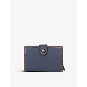SECRID Miniwallet Leather And Aluminium Wallet - Orange