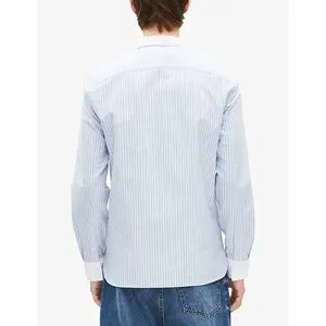 The Kooples Striped Slim-fit Cotton Shirt