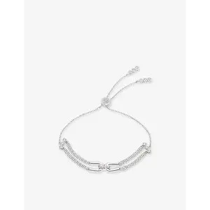 CARAT* LONDON Stevie Sterling- And Cubic Zirconia Bracelet - Silver
