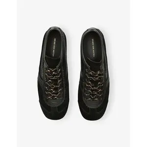Dries Van Noten Dustin Suede Trainers - Black