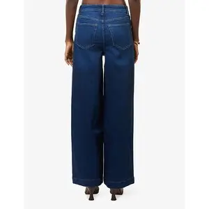 REFORMATION Bex High-rise Wide-leg Denim Jeans