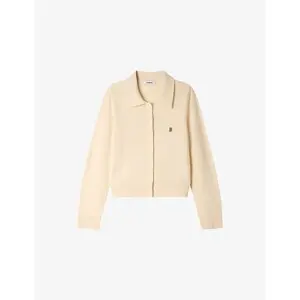 Sandro Fine-knit Wool And Cashmere Cardigan