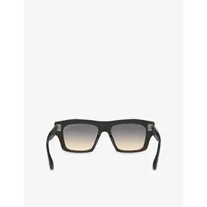 Dita Grandmaster-eight Rectangular Sunglasses - Black