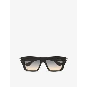Dita Grandmaster-eight Rectangular Sunglasses - Black