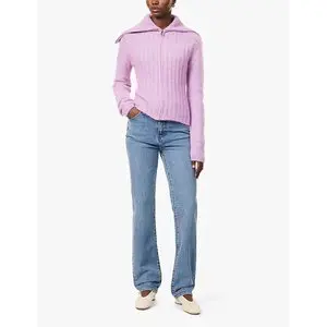 FRAME The Ruler High-rise Straight-leg Jeans