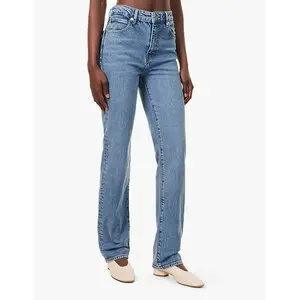 FRAME The Ruler High-rise Straight-leg Jeans
