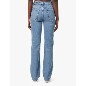 FRAME The Ruler High-rise Straight-leg Jeans